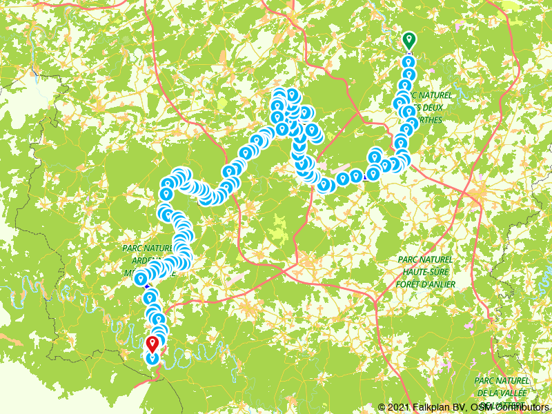 Wandelen in de Ardennen - route.nl