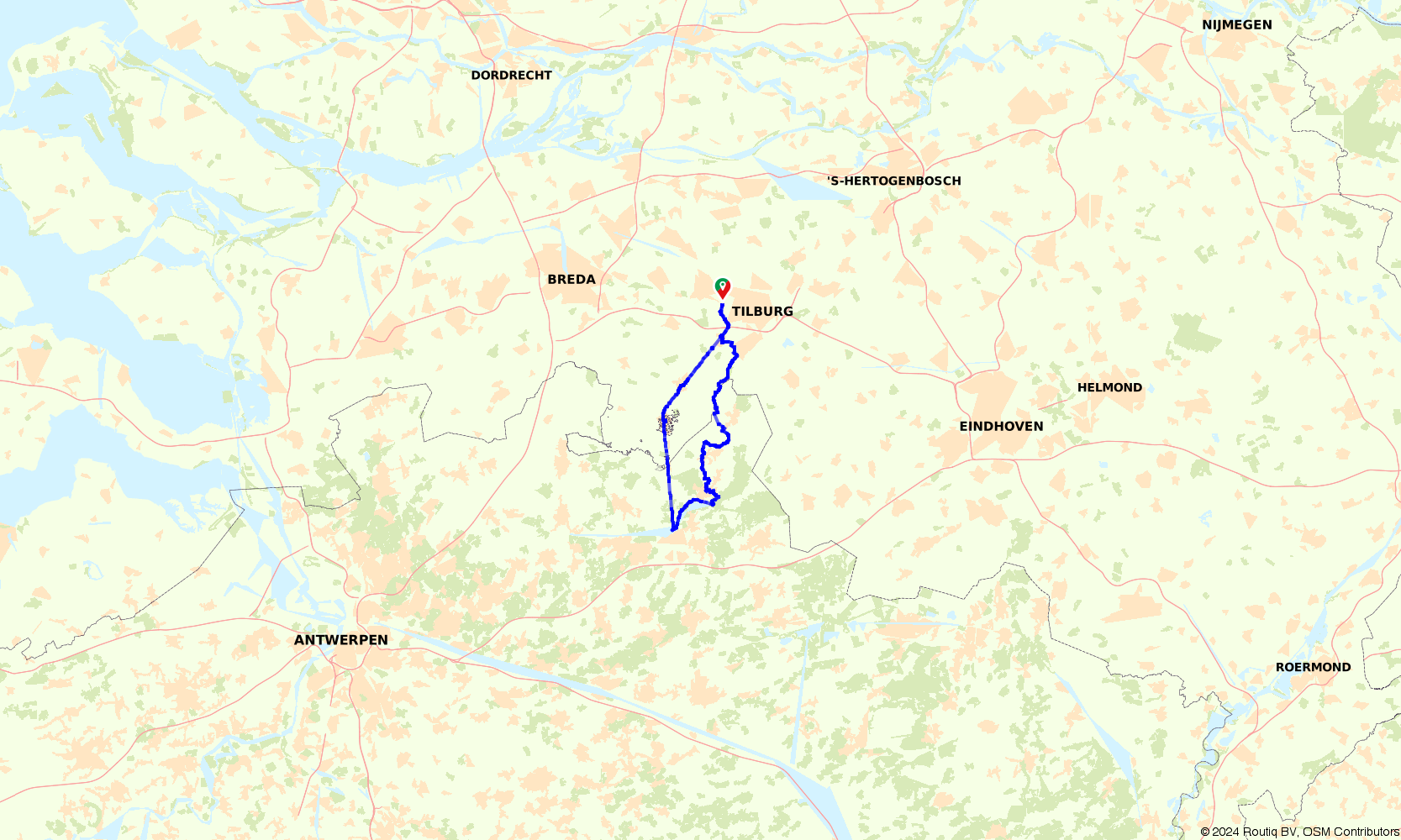 Bels line from Tilburg to Turnhout and Trug via Nieuwkerk - Tilburg ...