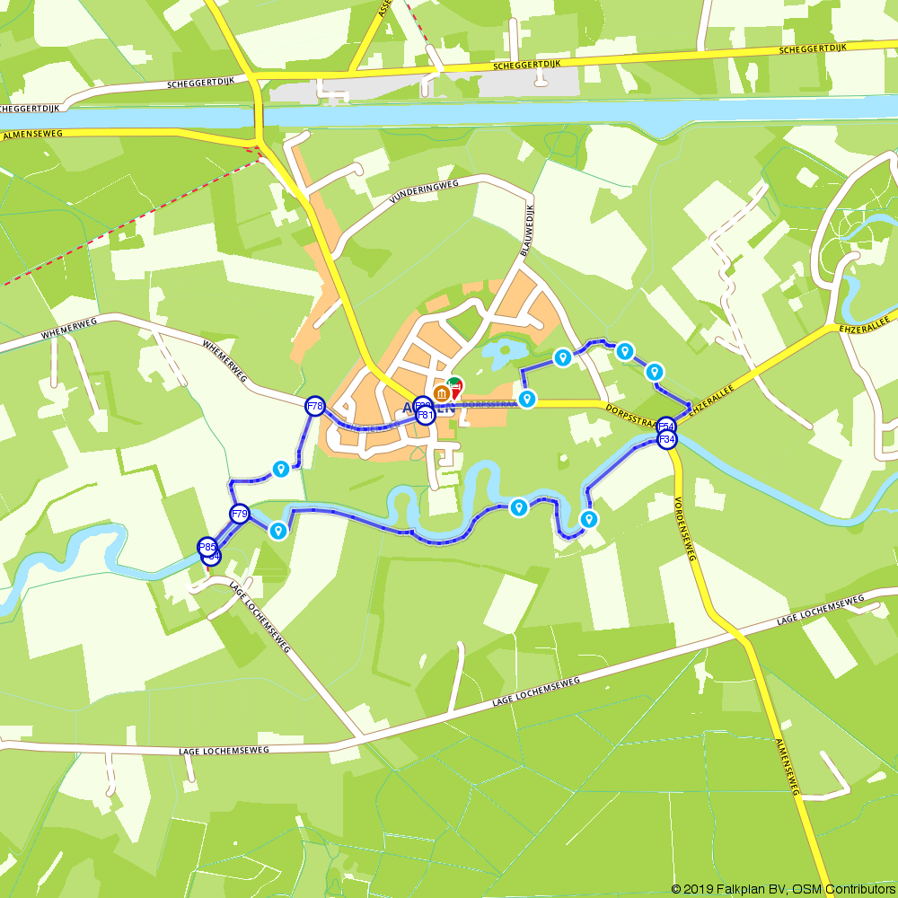 Walking around Almen - Lochem - Hiking route | Route.nl