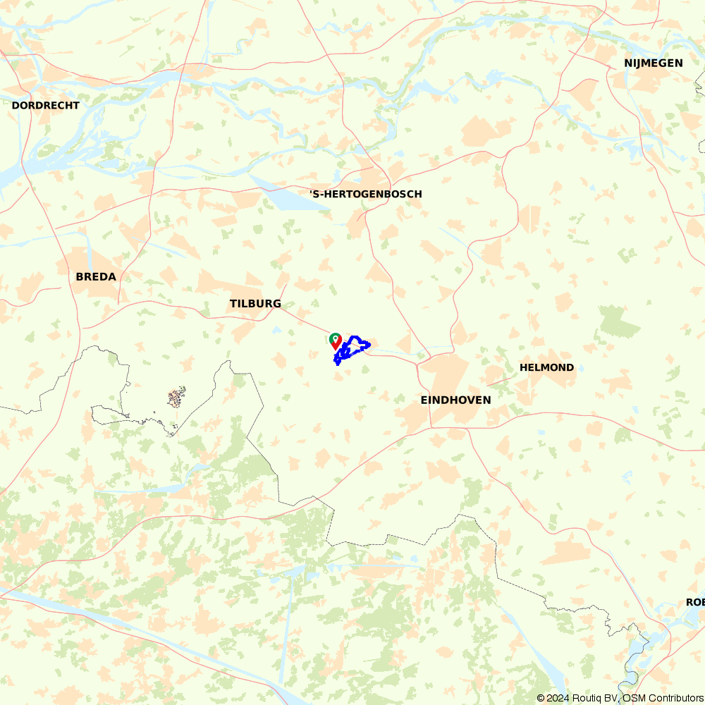 1002797 round 20 km the Baest -H. Oak - Oirschot.