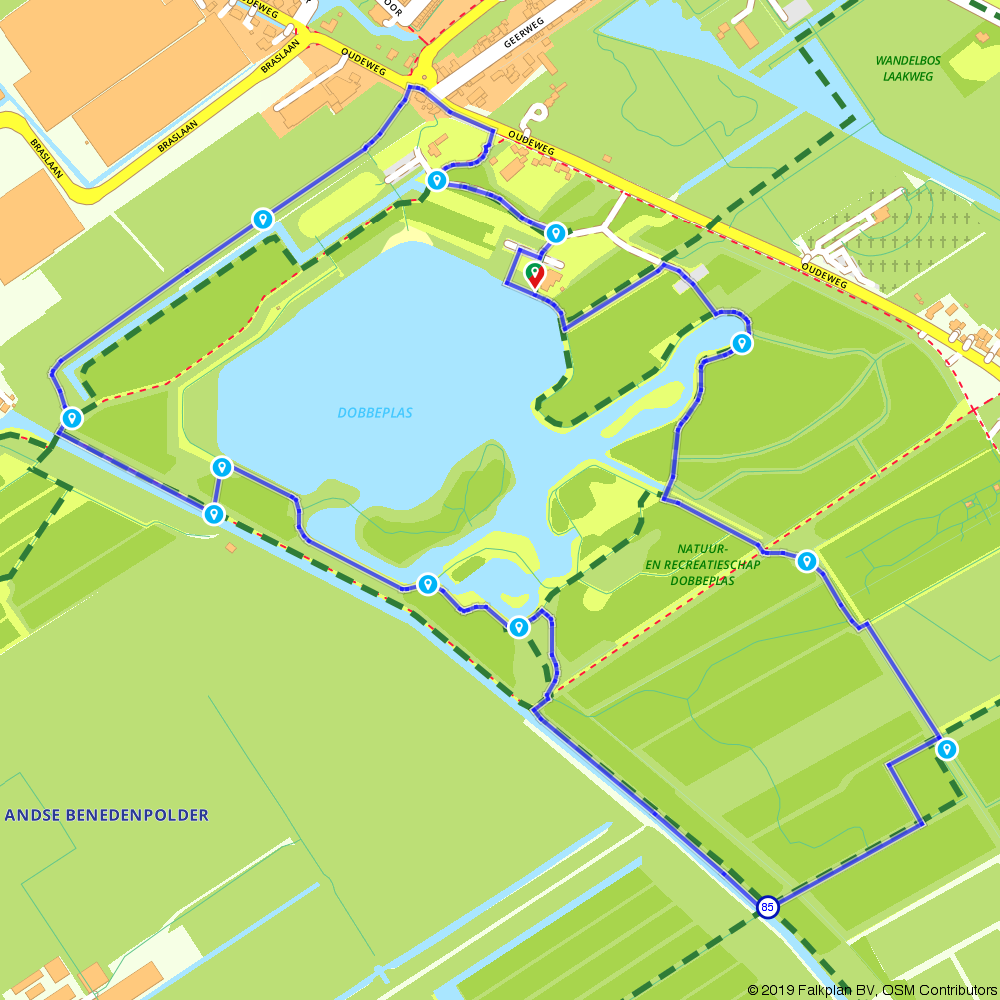 Round Dobbeplas - Pijnacker-Nootdorp - Hiking route | Route.nl