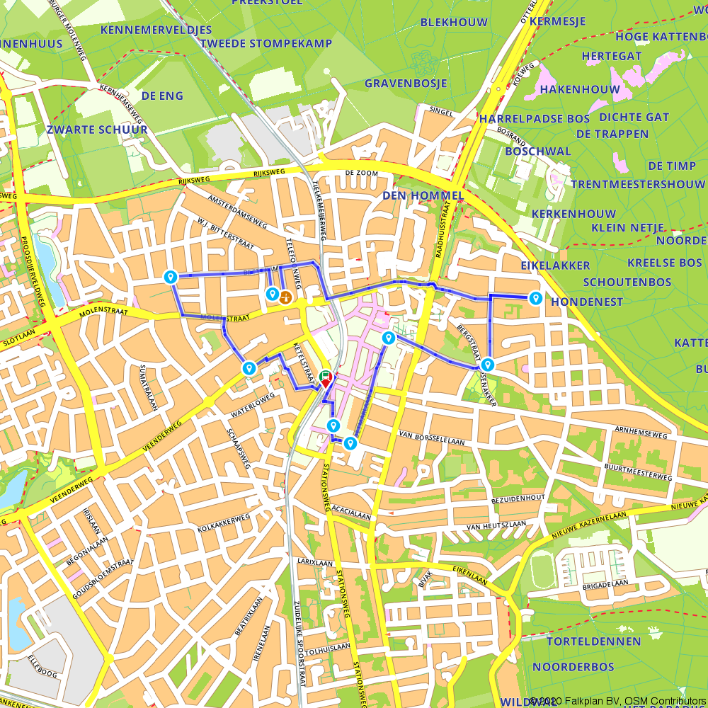 City walk Ede: along windmill and war history - Ede - Hiking route ...