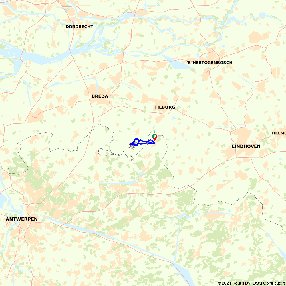 Poppel Baarle Nassau vice versa - Ravels - Wandelroute | Route.nl