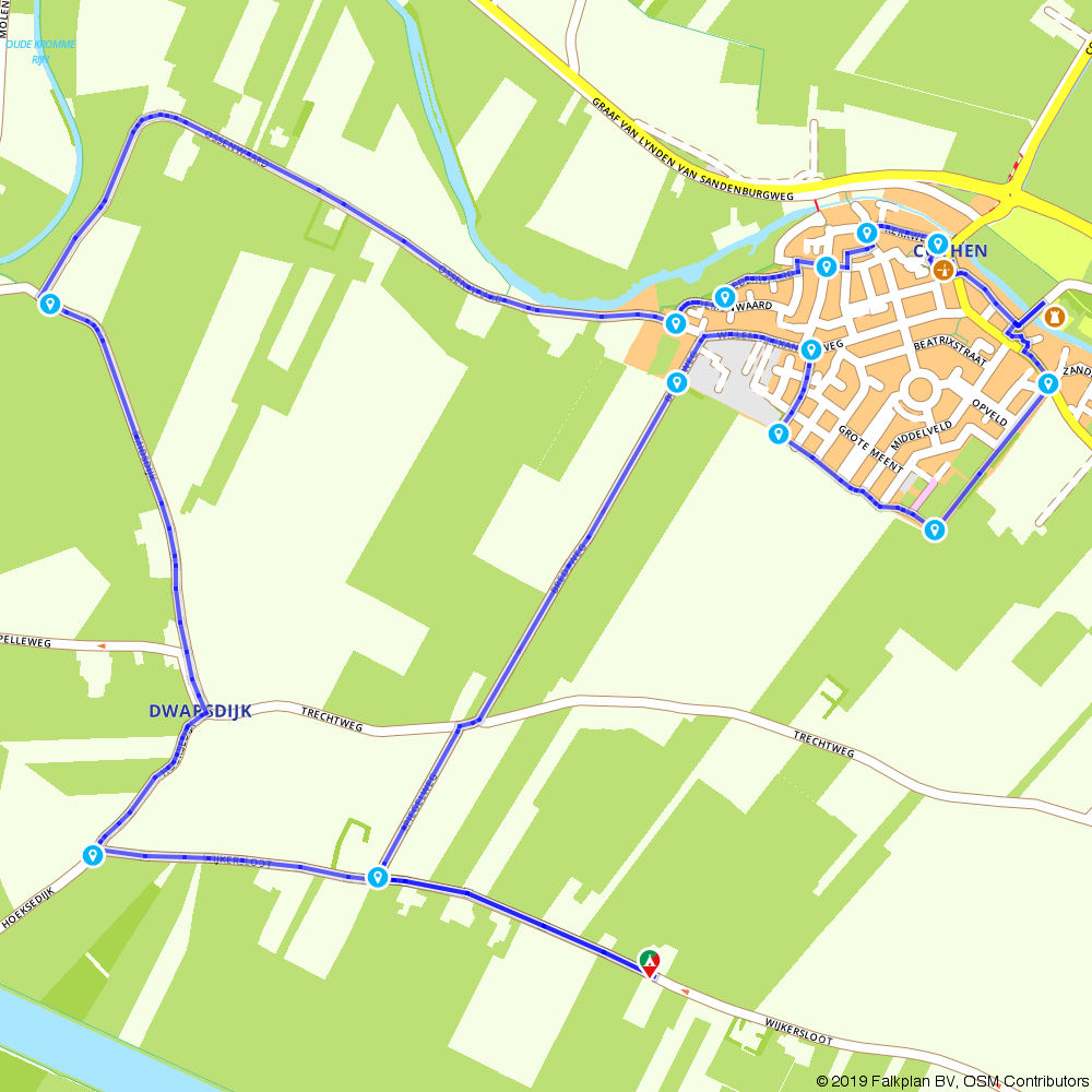 Walking through Cothen and surroundings - Wijk bij Duurstede - Hiking ...