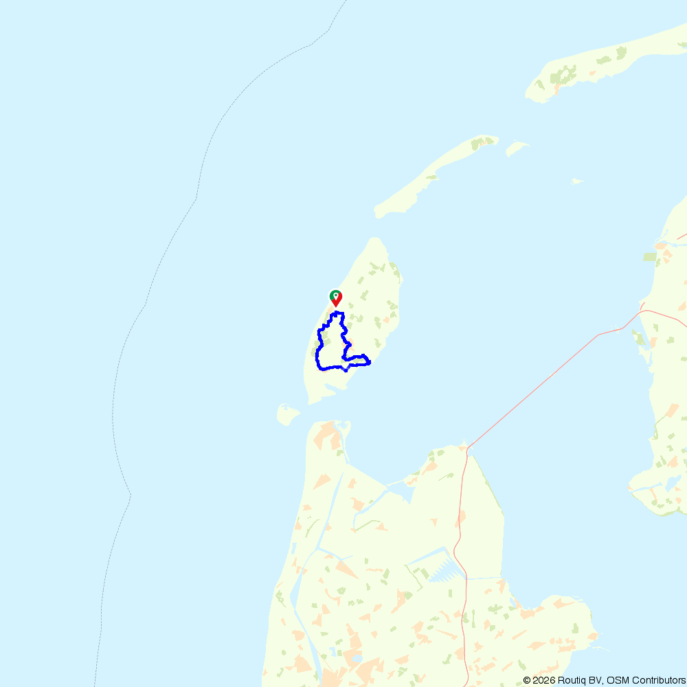 Cycling through dunes and villages on Texel - Texel - Cycling route ...