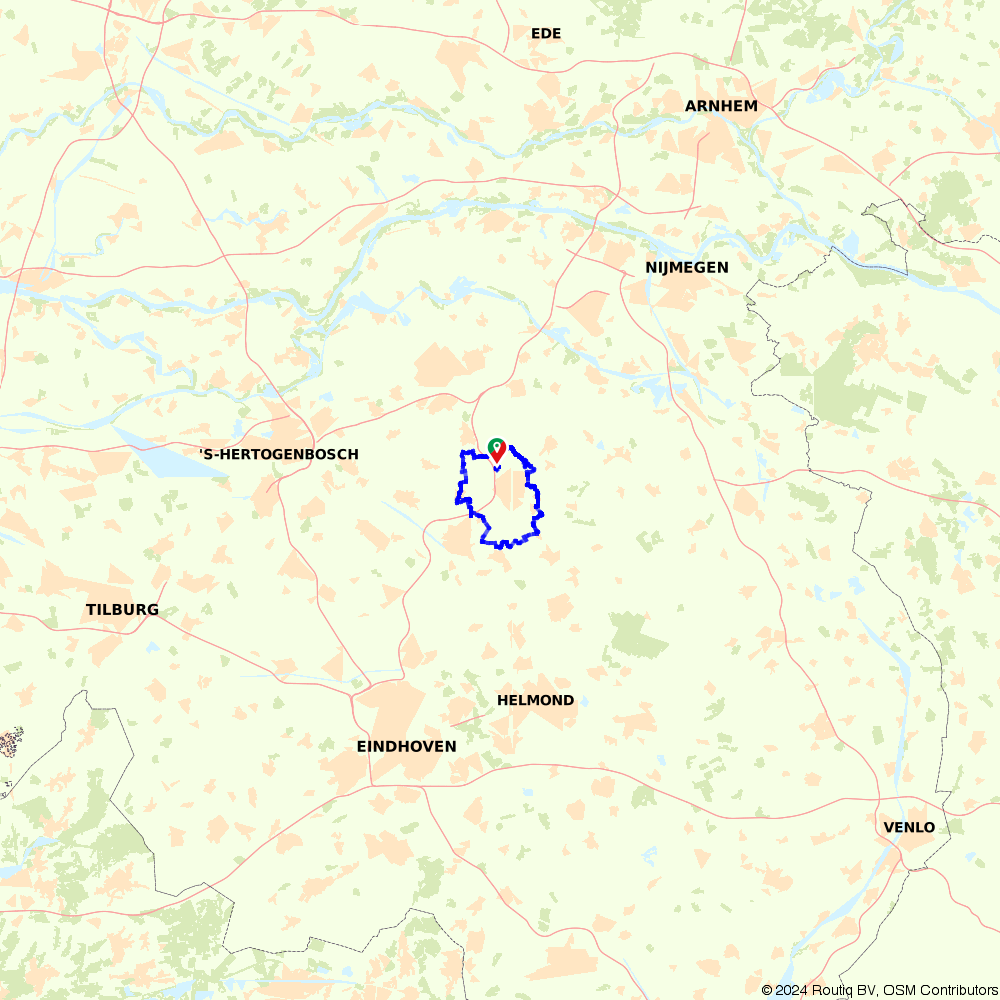 A green cycle tour around Uden - Uden - Cycling route | Route.nl