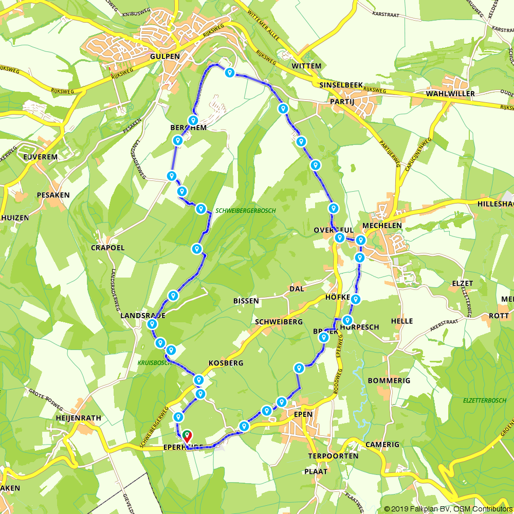 epen-gulpen-mechelen-epen - Gulpen-Wittem - Hiking route | Route.nl