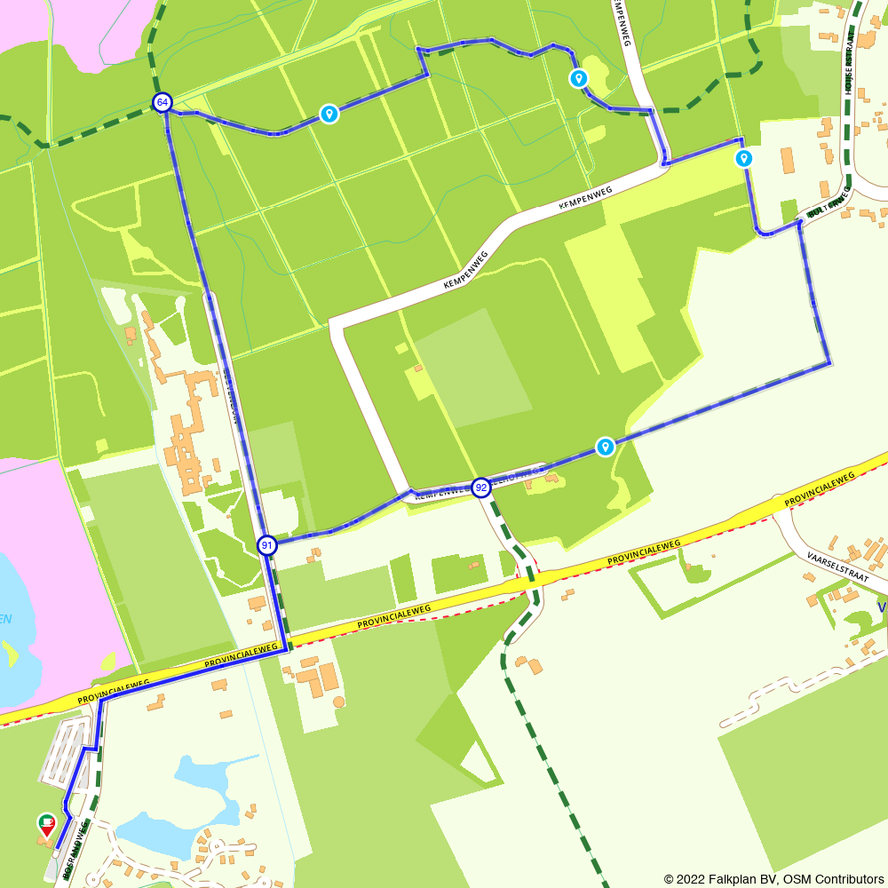 Gourmet route - Someren - Hiking route | Route.nl