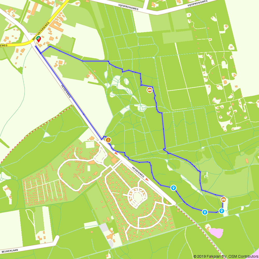 Center of the Netherlands - Ede - Hiking route | Route.nl