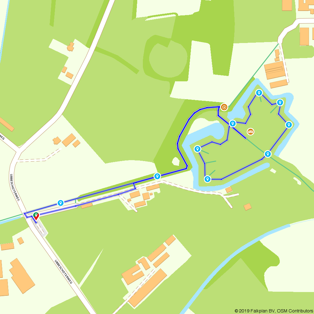 Fort Datselaar - Renswoude - Hiking route | Route.nl