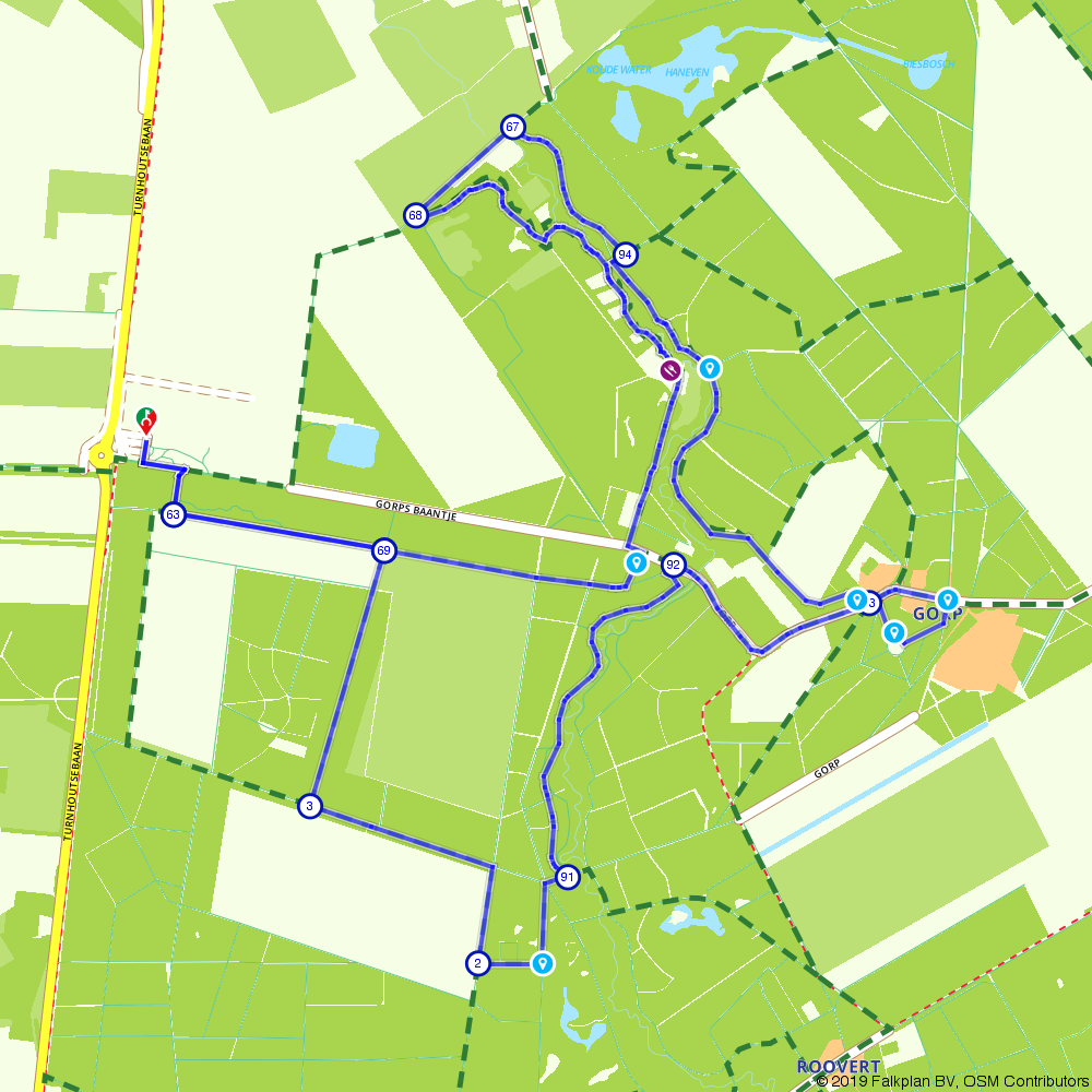 Goolse Geheimen Paradise walk through the forests of Gorp and Roovert ...