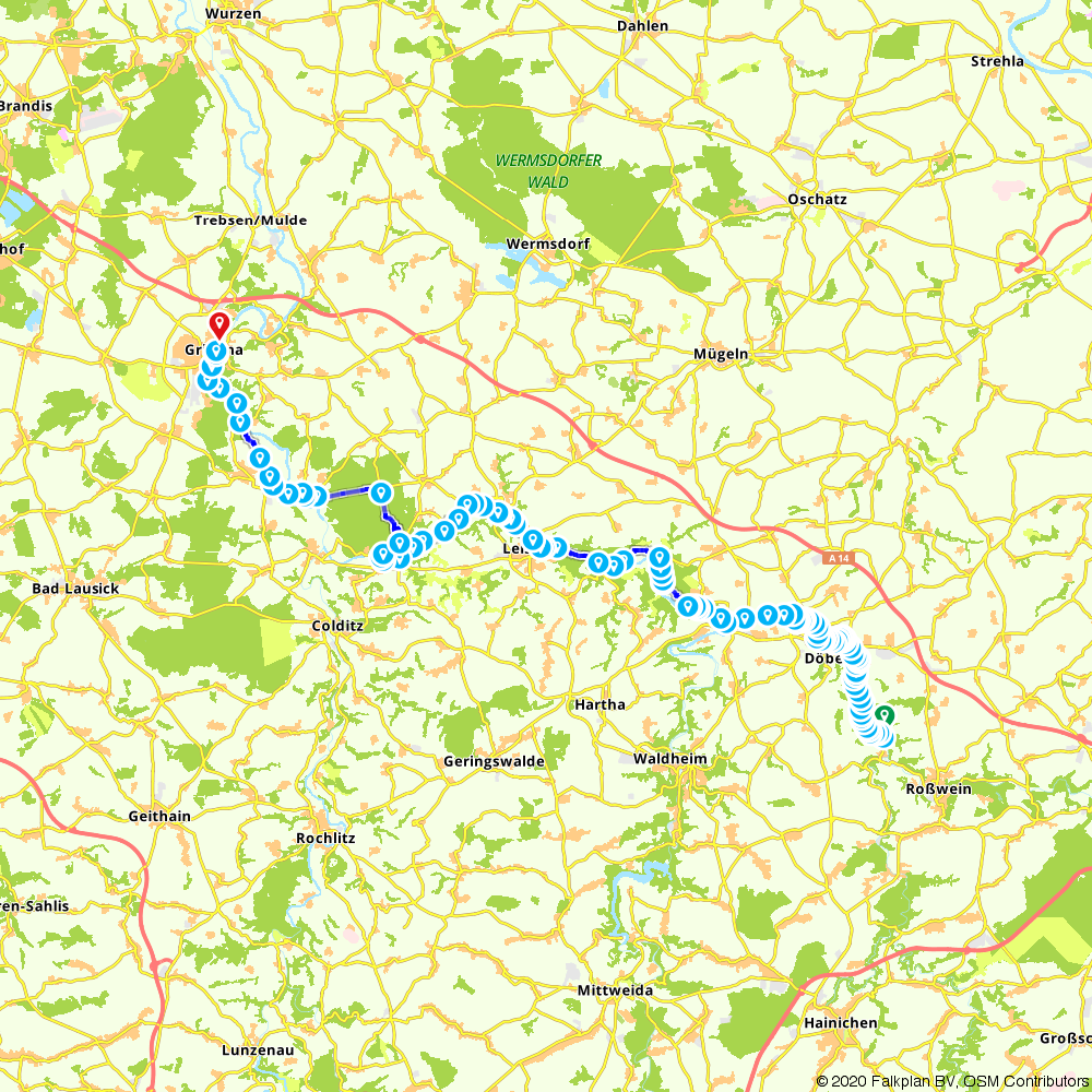 1036327 Mulderadweg (Freiberger Mulde)