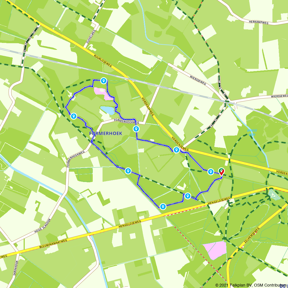 Kabouterpad Ruurlo - Berkelland - Hiking route | Route.nl