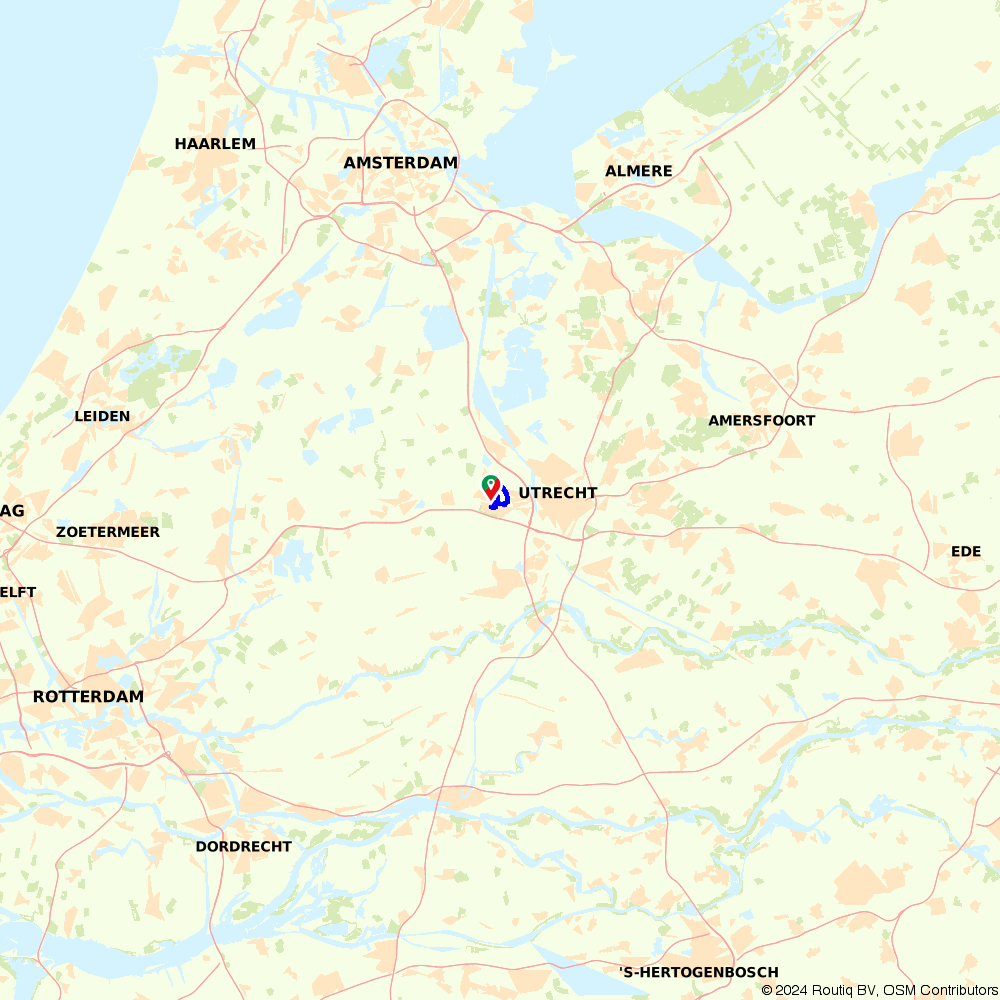 Walking through the Máximapark in Utrecht - Utrecht - Hiking route ...