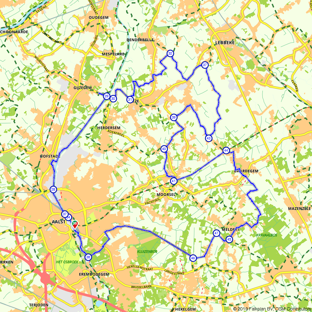 Routiq - 1056294 Fietsroute Aalst