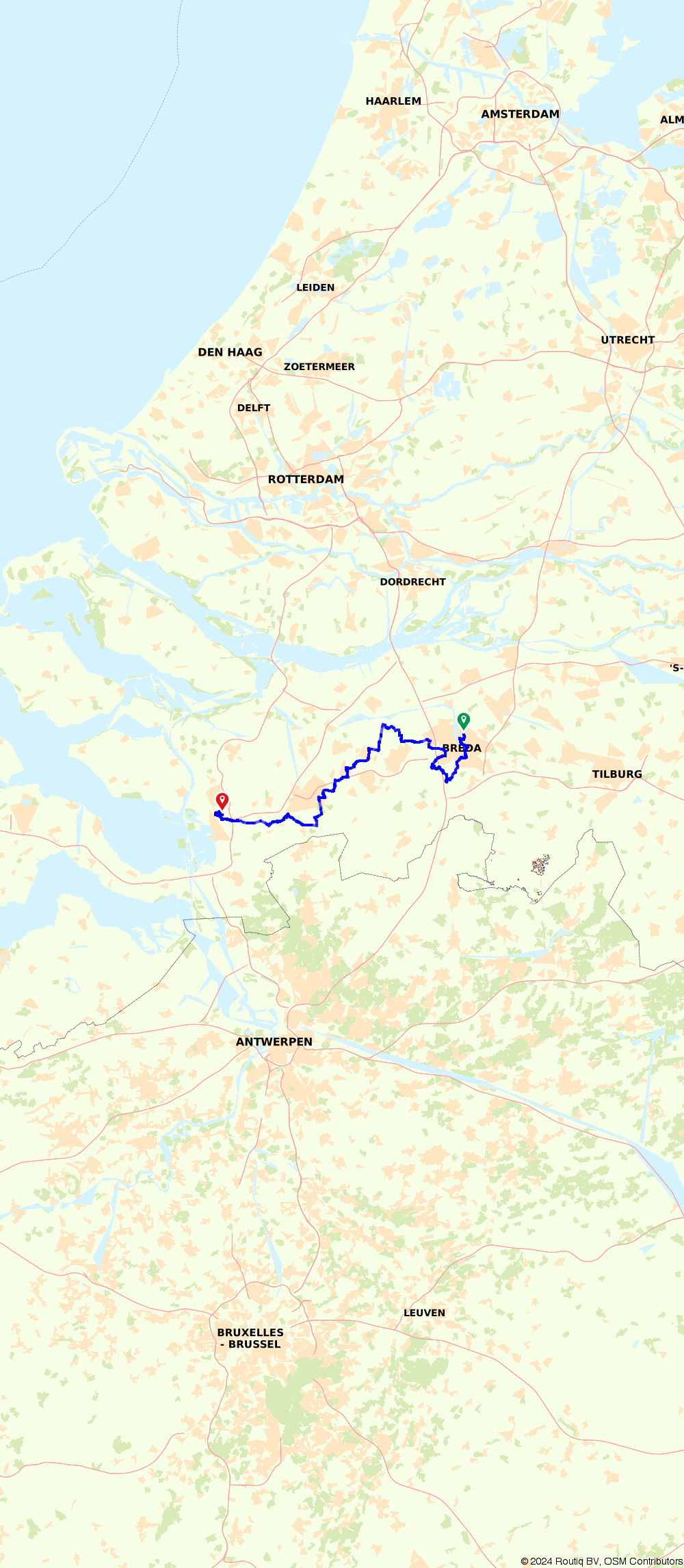 Jacob van Lennep-route, Deel 37 (Breda - Bergen op Zoom) - Breda ...