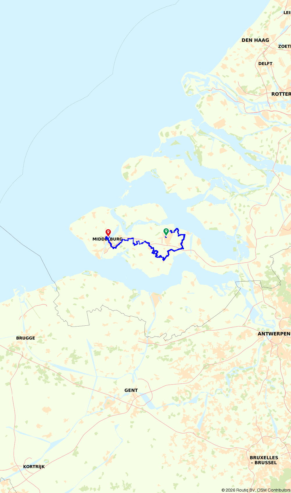 1057037 Jacob van Lennep route, Part 39 (Goes - Middelburg)