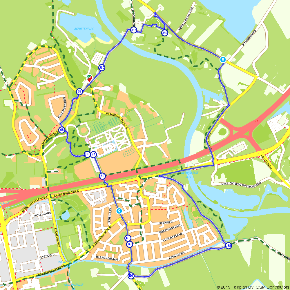 Beautiful Zwolle - Enjoy Haerst and Berkum - Zwolle - Hiking route ...