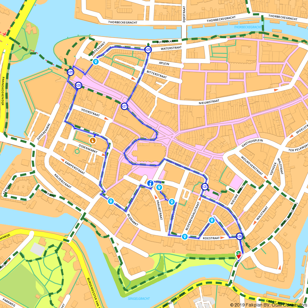 Beautiful Zwolle: Walking through the city center - Zwolle - Hiking ...