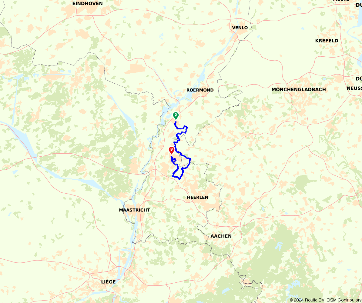 Grand Tour Limbourg - Stage 7 - Echt - Cycling route | Route.nl