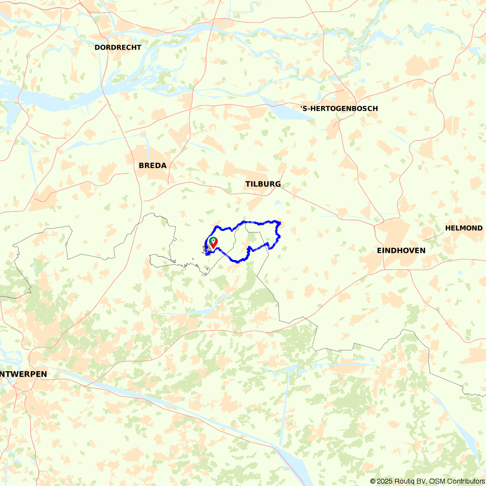 Enjoyment route through forests and estates near Baarle - Baarle-Nassau ...
