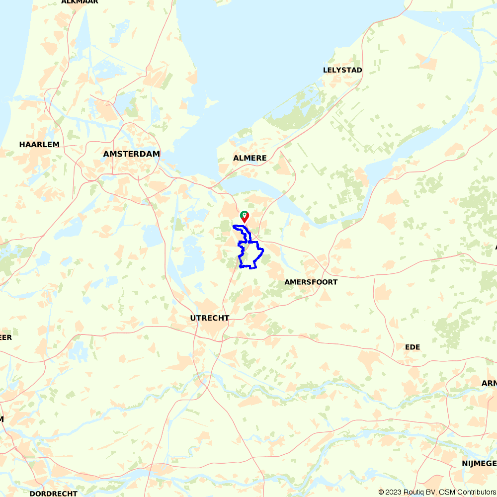 Johann's route Oostkant van Hilversum - Laren - Fietsroute | Route.nl