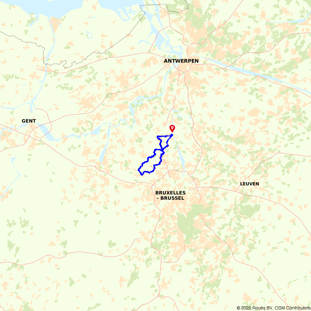 Tour of Kapelle 2019 - 50km - Kapelle-op-den-Bos - Cycling route | Route.nl