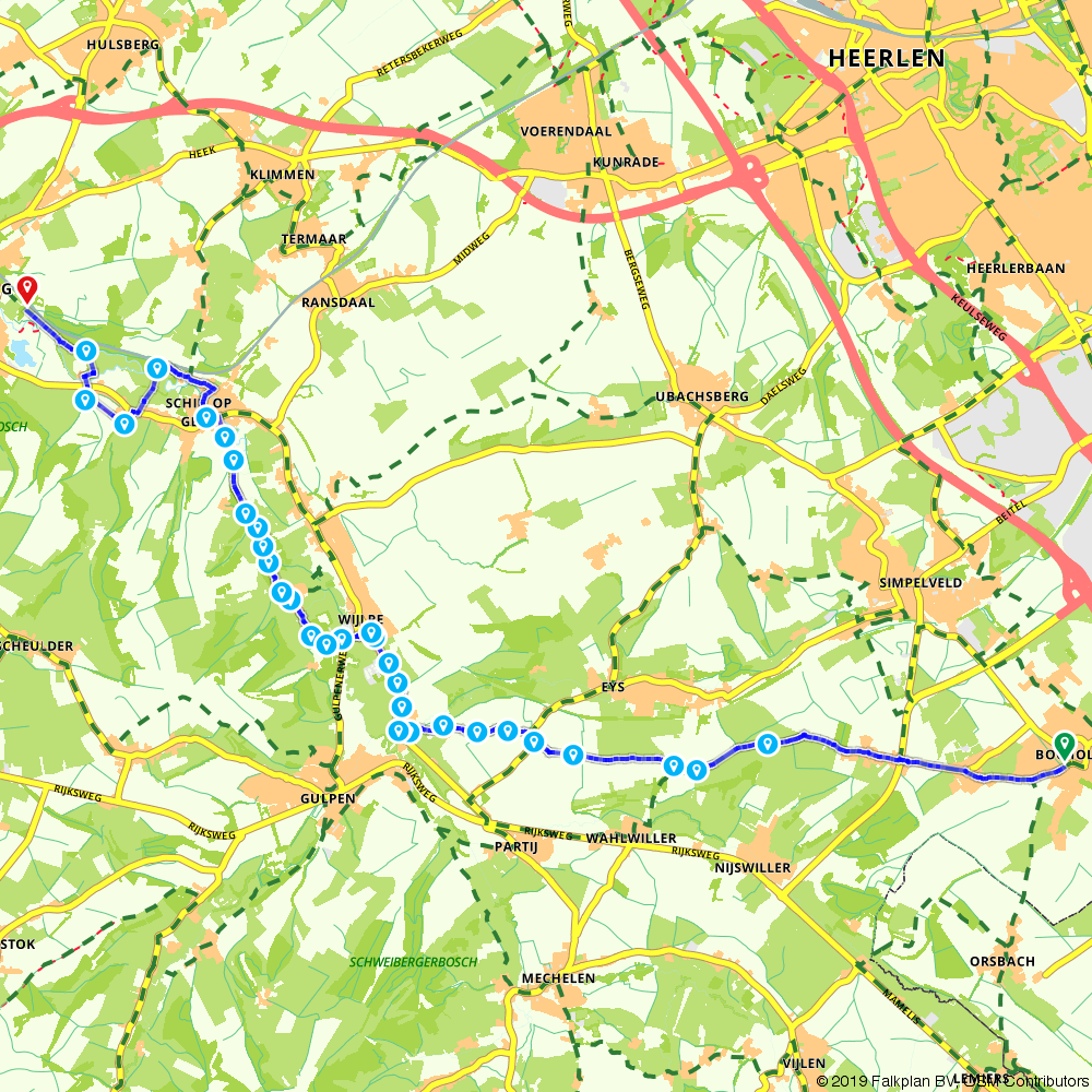 From Bocholtz to Valkenburg - Simpelveld - Cycling route | Route.nl