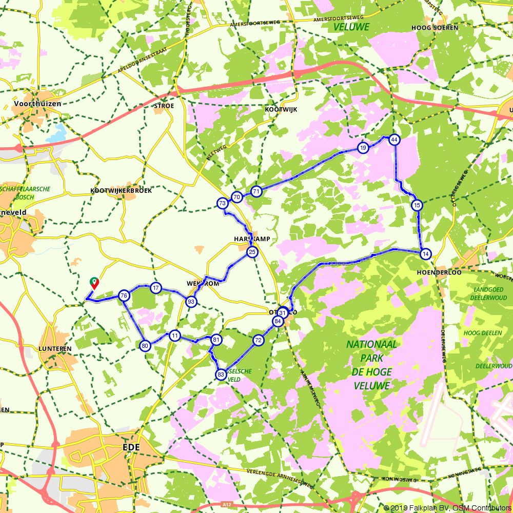 1113083 Round Lunteren Wekerom Hoenderloo