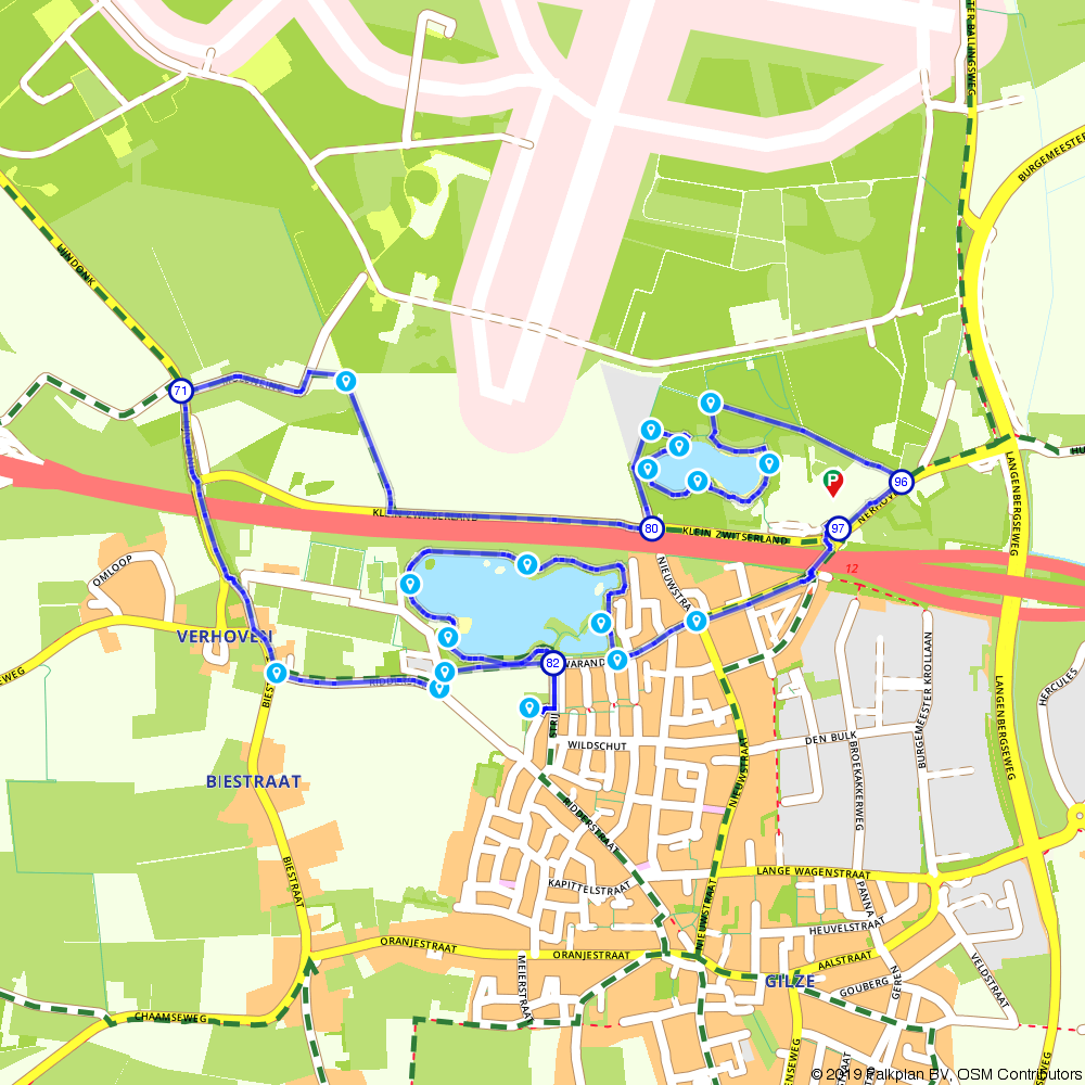 Gilze - Gilze en Rijen - Wandelroute | Route.nl