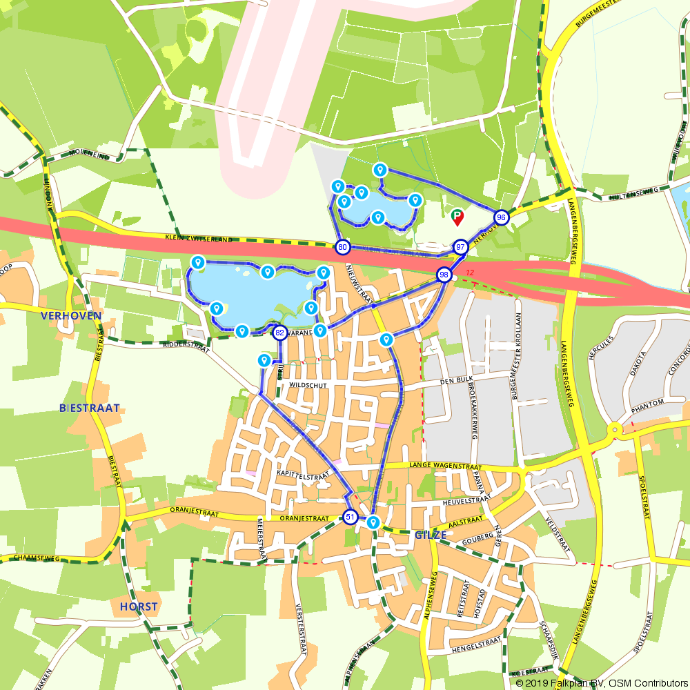 Gilze with garden - Gilze en Rijen - Hiking route | Route.nl