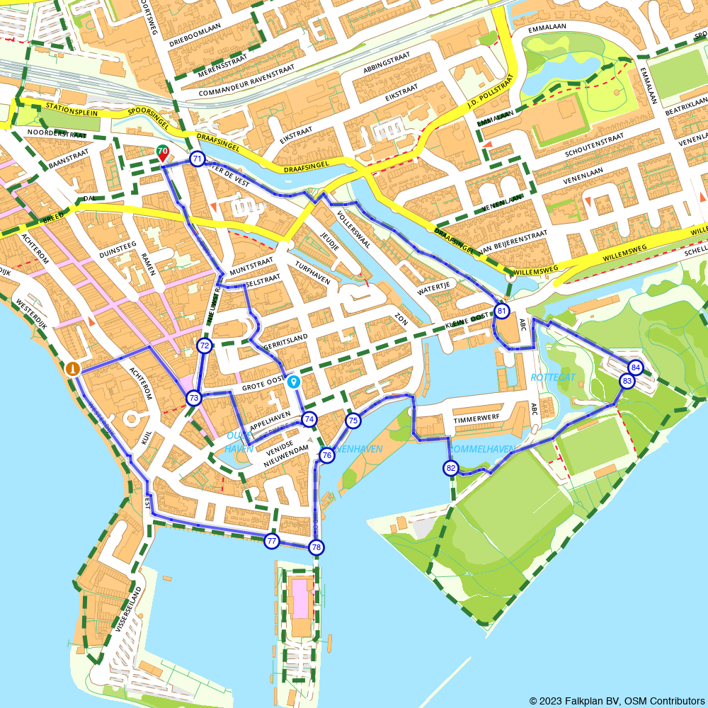 City walk in Hoorn - Hoorn - Hiking route | Route.nl