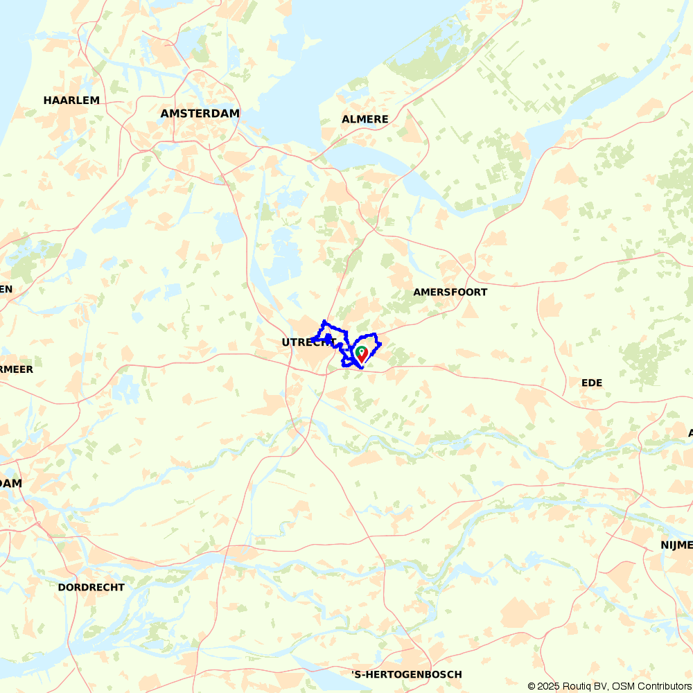Bunnik-Zeist-Utrecht - Bunnik - Cycling route | Route.nl