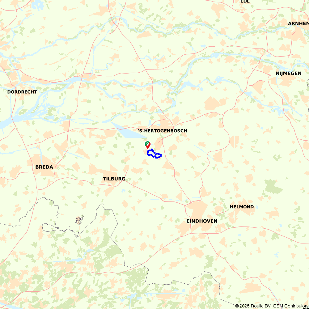 Helvoirt 14 km - Haaren - Hiking route | Route.nl