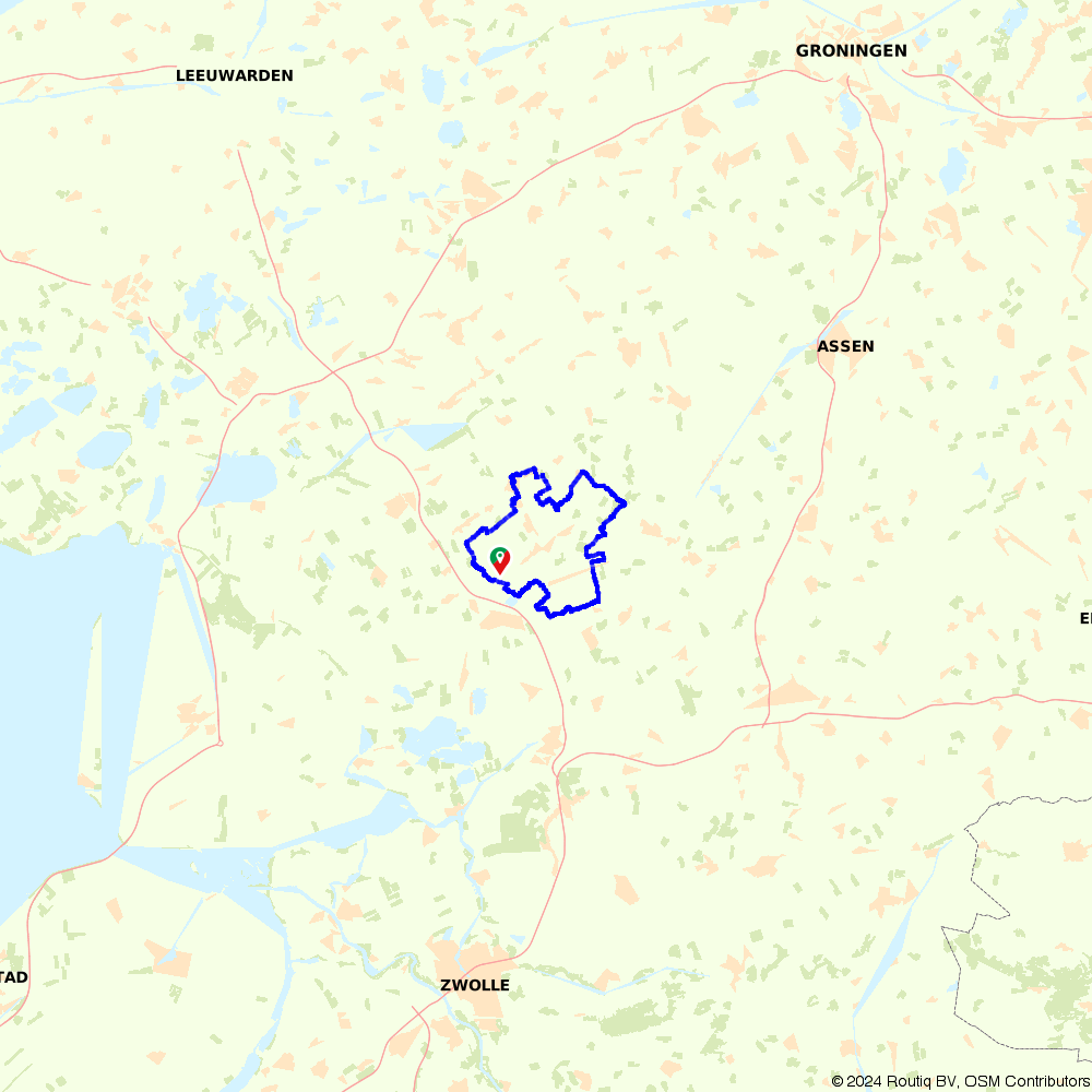 Tour De Bult - Steenwijkerland - Cycling route | Route.nl