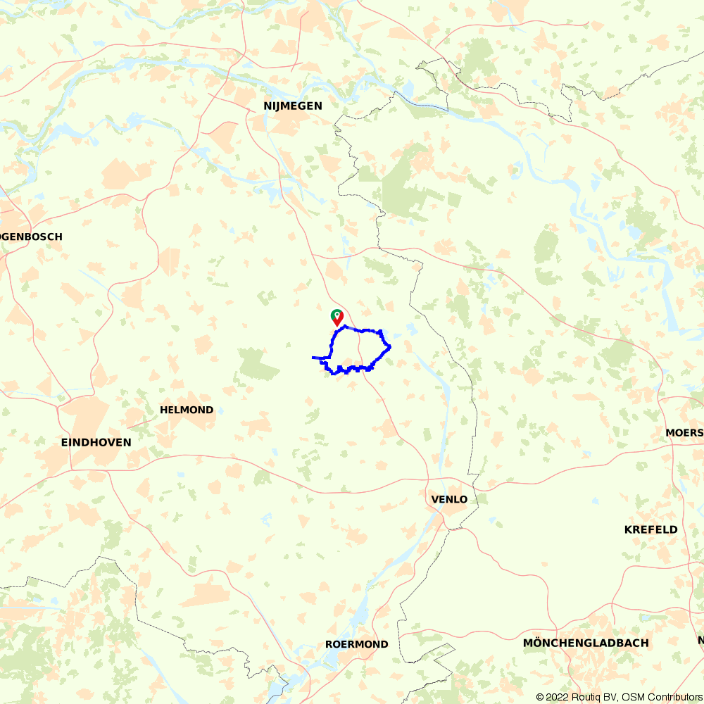 Tour of Venray - Boxmeer - Cycling route | Route.nl
