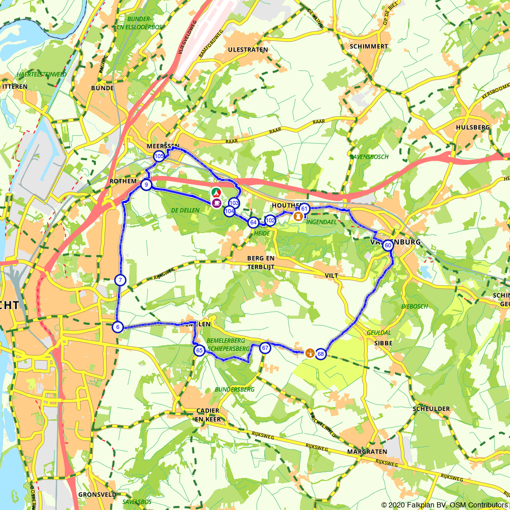 Cycling through the countryside of Maastricht - Meerssen - Cycling ...