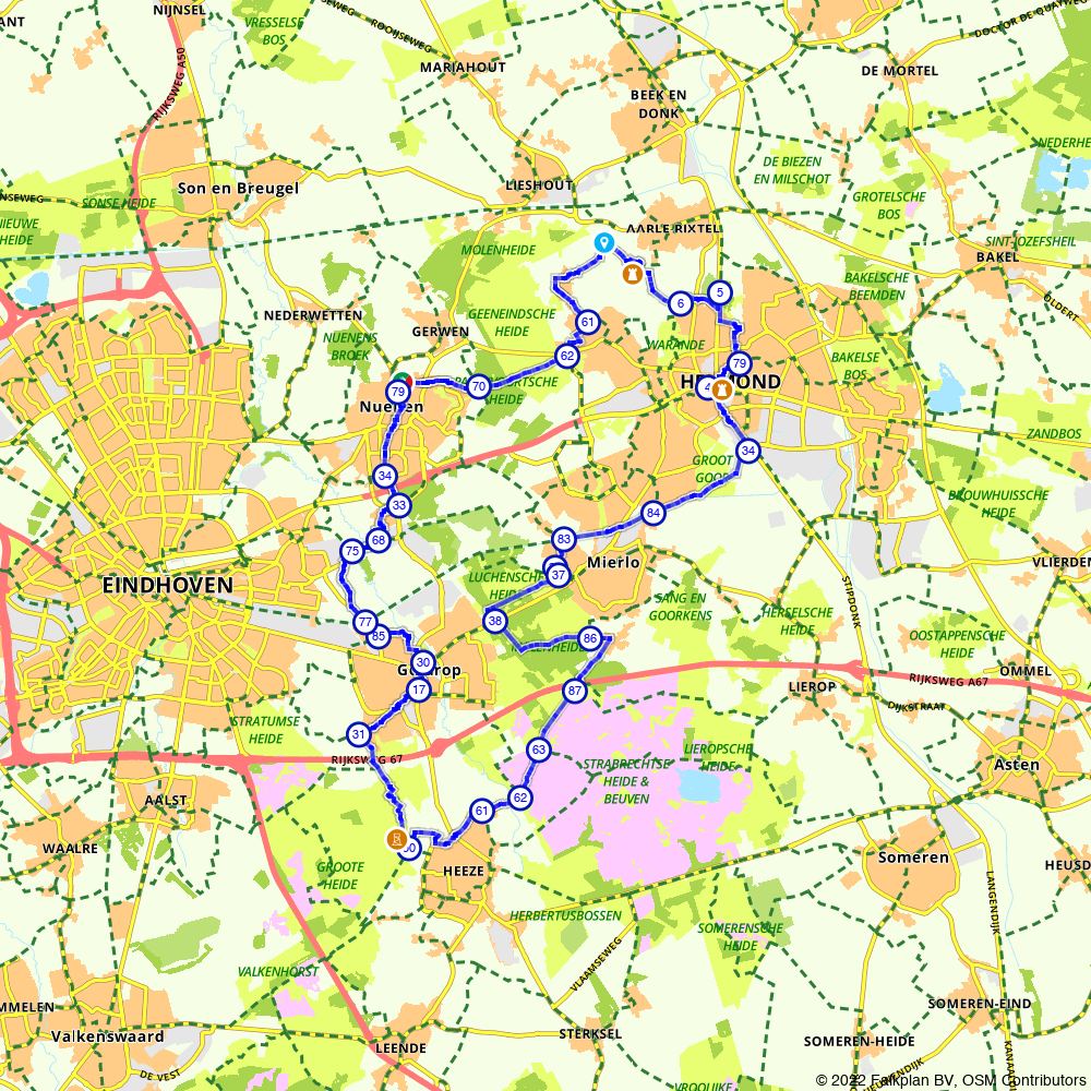 115170 Croy Castle, Helmond Castle and Strabrechtse Heide