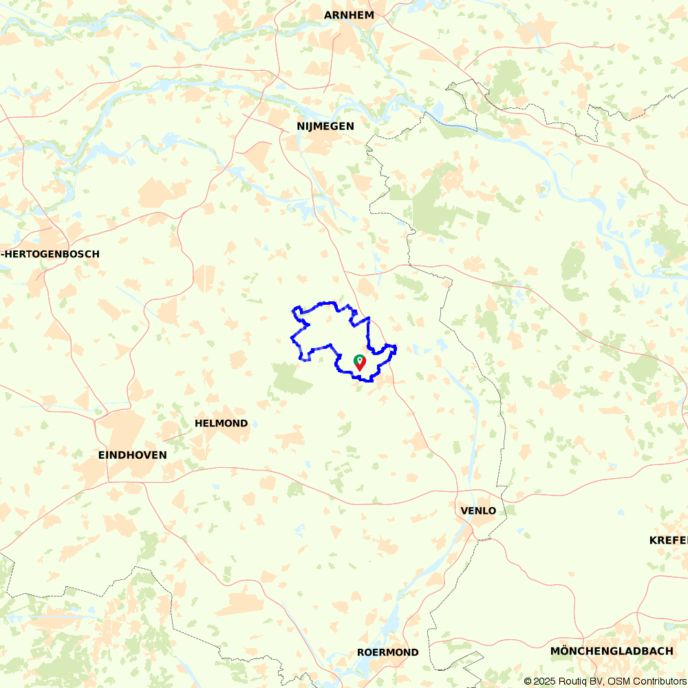 Round Horst - Horst aan de Maas - Cycling route | Route.nl