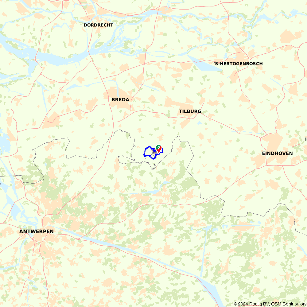 Enclave village Baarle: a tangle of borders - Baarle-Nassau - Cycling ...