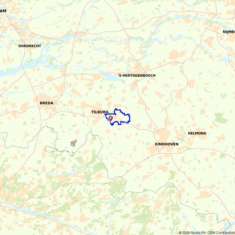 Cycling through the area around Moergestel - Hilvarenbeek - Cycling ...
