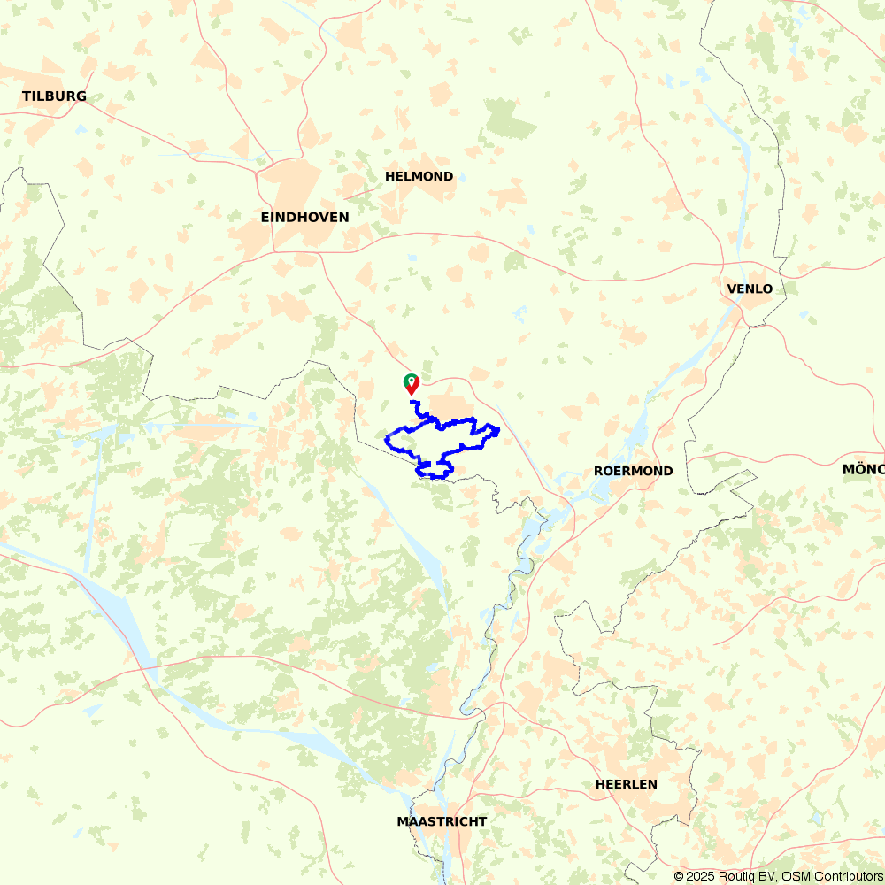 Tour Weert and Iron Man - Weert - Cycling route | Route.nl