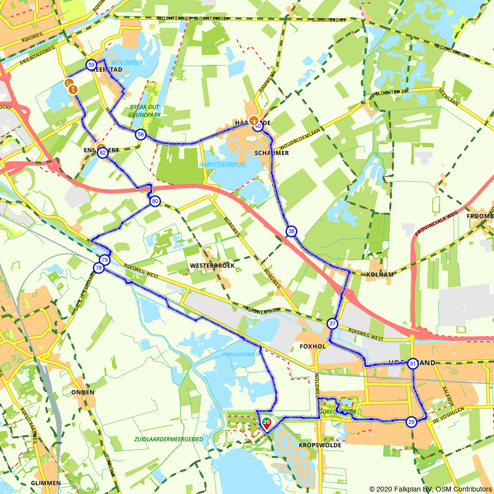 The beautiful rural area of the city of Groningen - Midden-Groningen ...