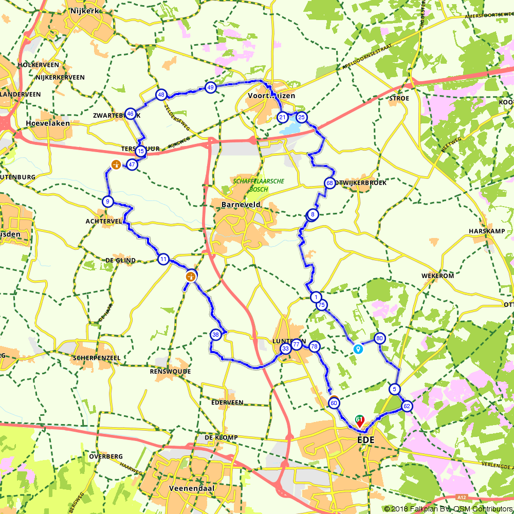 King's art route - Ede - Cycling route | Route.nl
