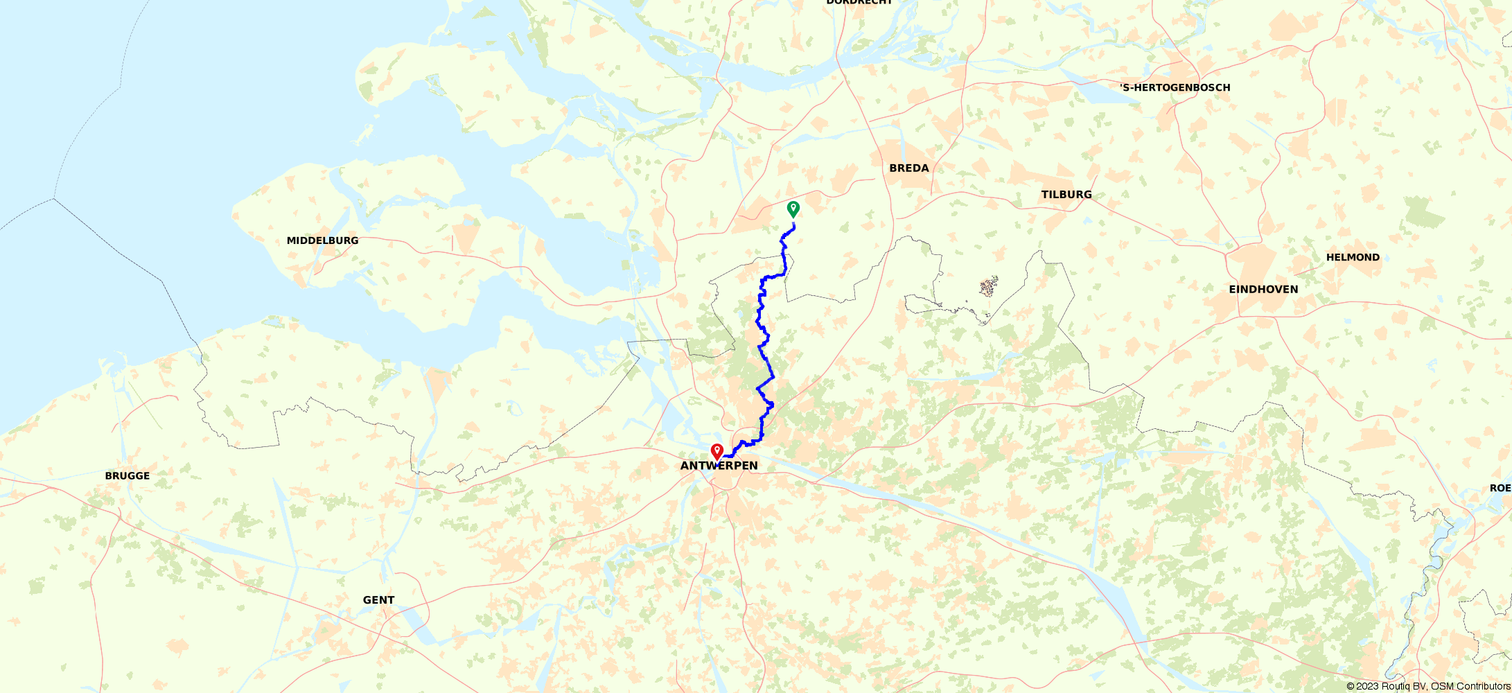 1156860 Rucphen-Antwerp 53 km