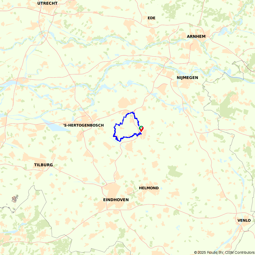 115701 Fietsrondje Maashorst vanuit Uden