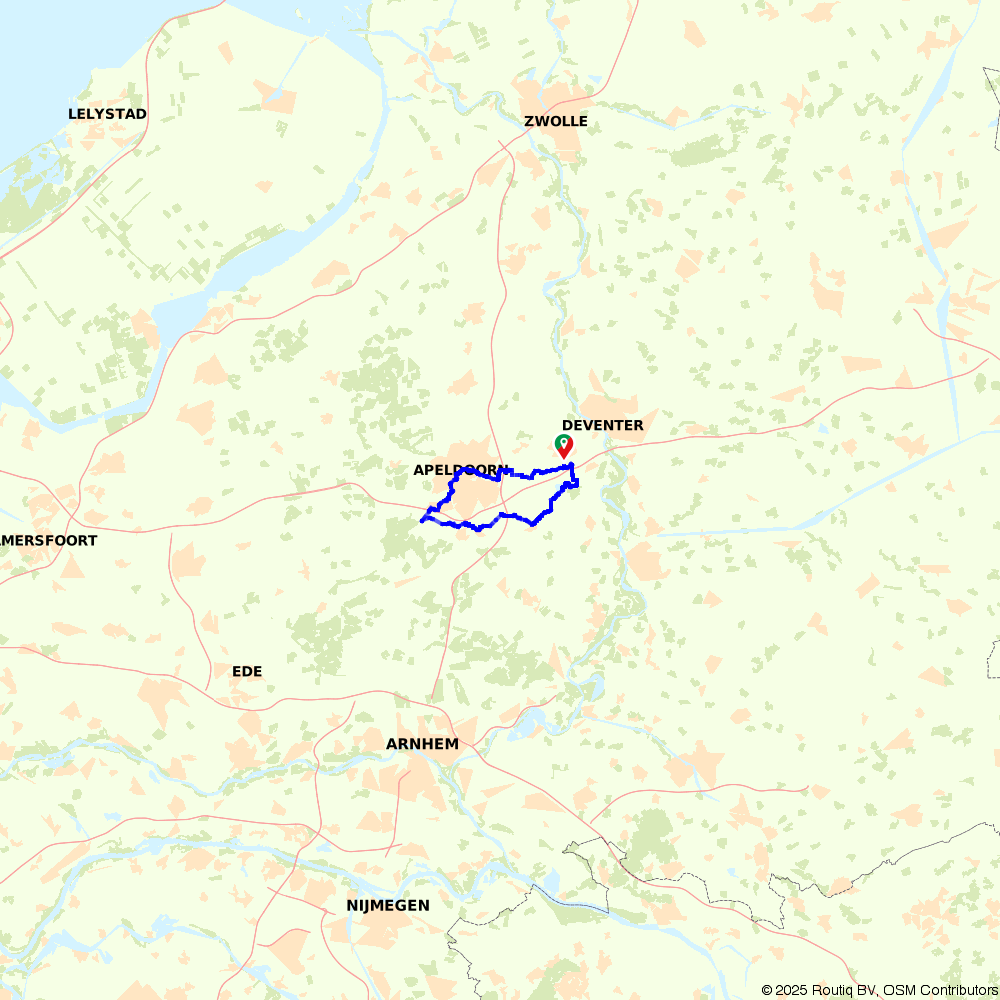 Routiq - 115861 From De Pol to Bussloo along Bruggelen or Engelanderholt