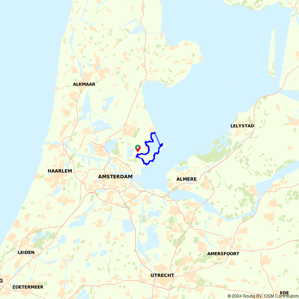 About the Markermeer - Waterland - Cycling route | Route.nl