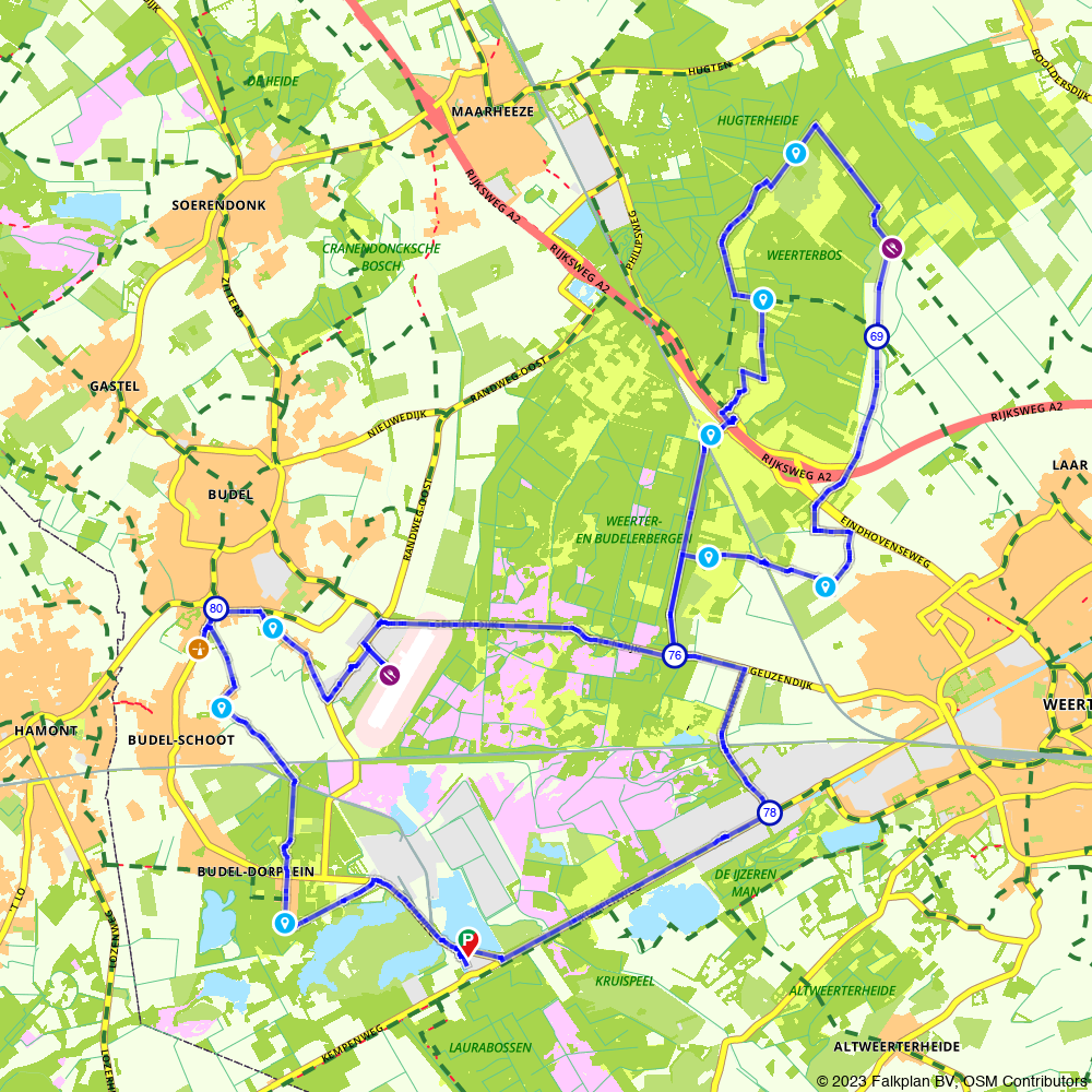 116100 Tour Weerterbos and Budel-Dorplein