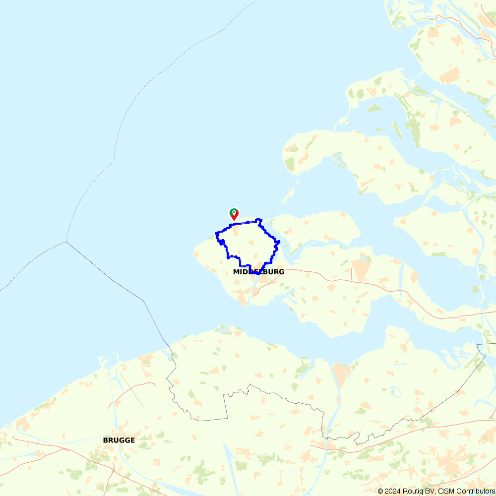 117332 Cycling along Domburg, Veere and Middelburg